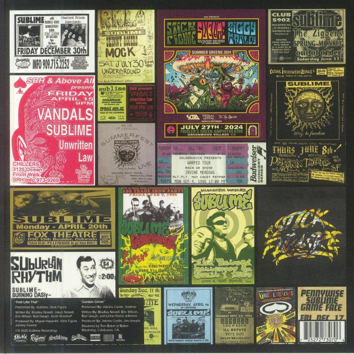 SUBLIME/STICK FIGURE/JAKOBS CASTLE - Feel Like That Vinyl at Juno Records.