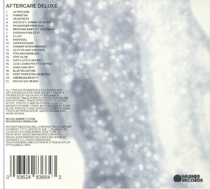 Nessa BARRETT - Aftercare (Deluxe Edition) CD at Juno Records.