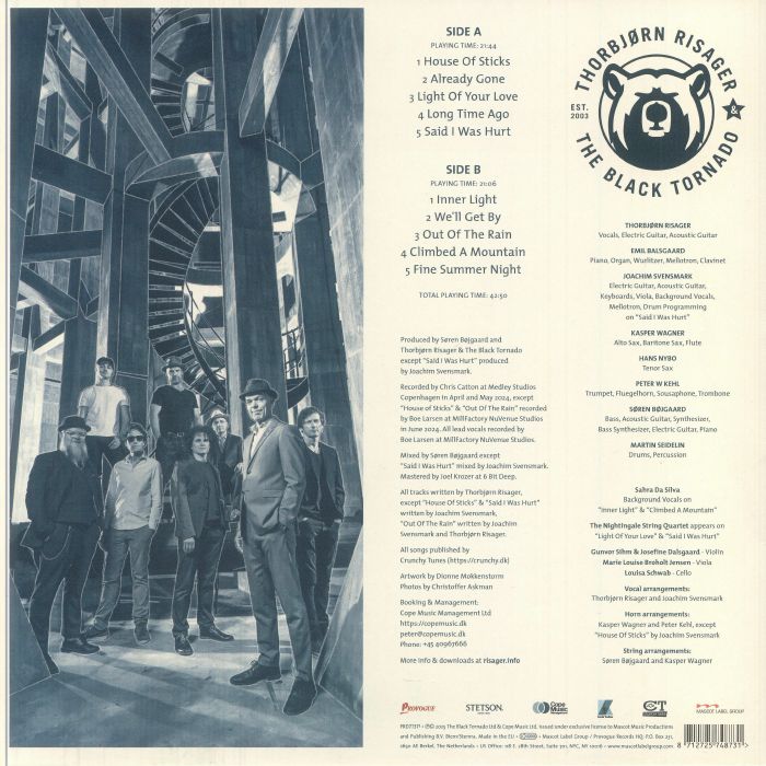 Thorbjorn RISAGER/THE BLACK TORNADO - House Of Sticks Vinyl at Juno ...