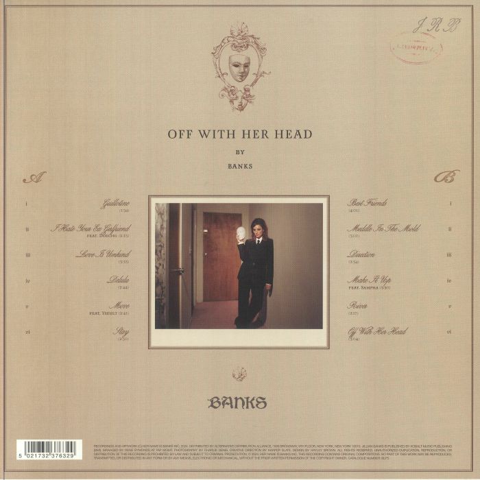 BANKS - Off With Her Head レコード at Juno Records.