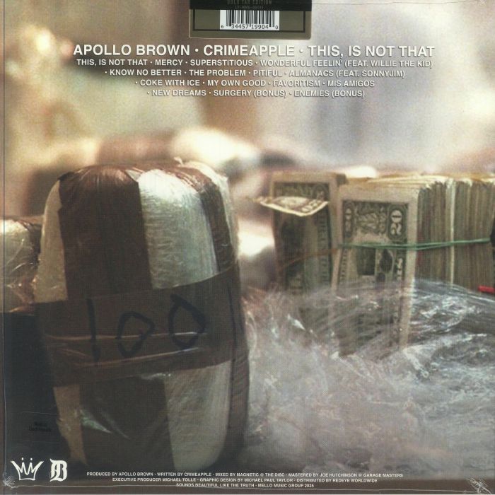 Apollo BROWN/CRIMEAPPLE - This Is Not That Vinilos at Juno Records.