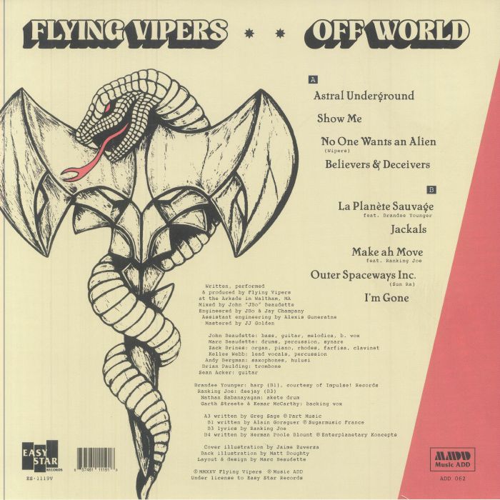 FLYING VIPERS - Off World Vinyl at Juno Records.