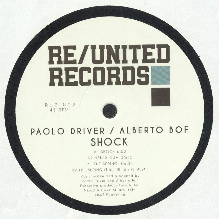 Paolo DRIVER/ALBERTO BOF - Shock Vinyl at Juno Records.
