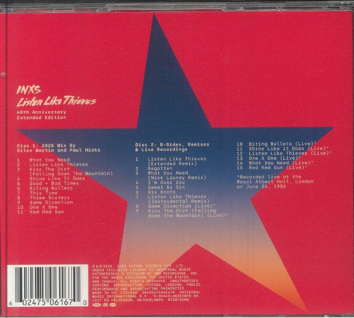 INXS - Listen Like Thieves (40th Anniversary Extended Edition) CD at Juno Records.