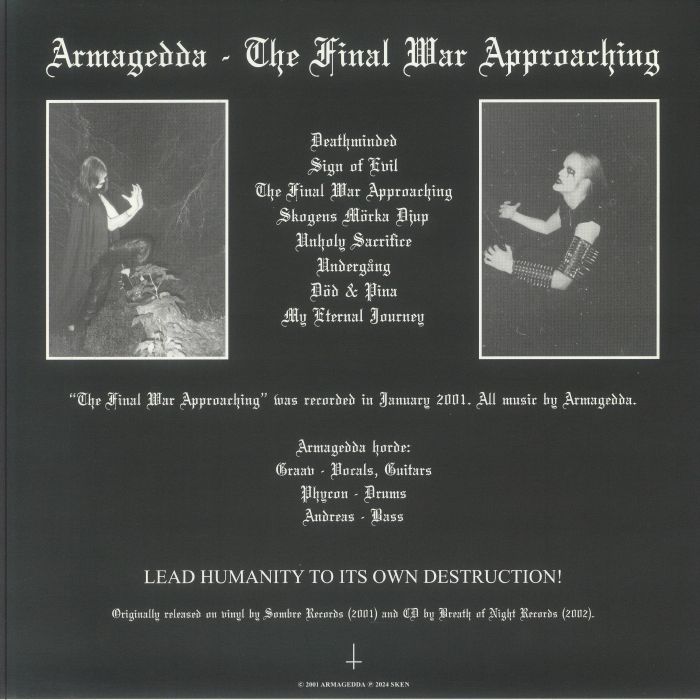 ARMAGEDDA - The Final War Approaching (reissue) Vinyl at Juno Records.
