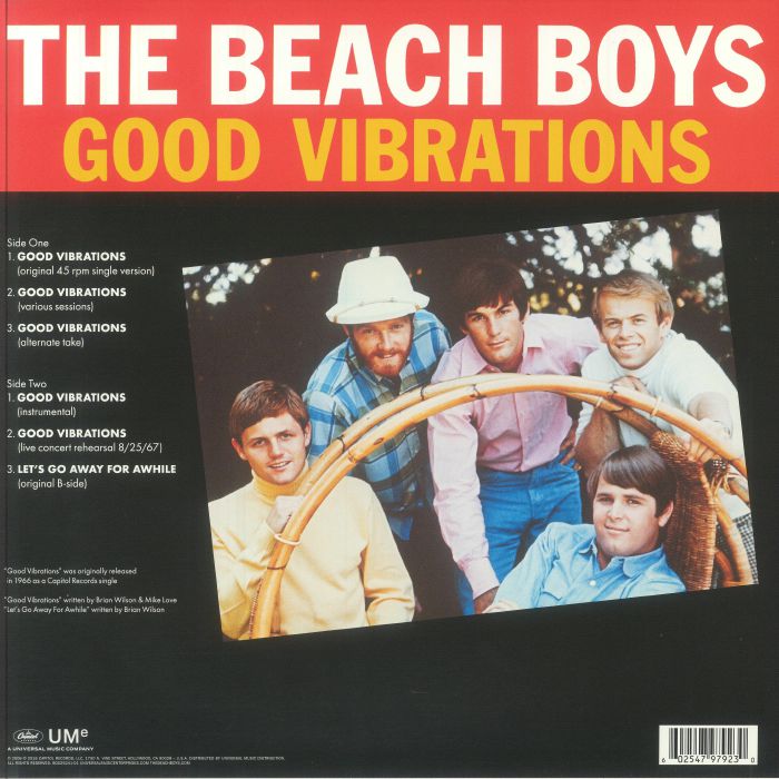 The BEACH BOYS - Good Vibrations (50th Anniversary Edition) Vinyl at ...