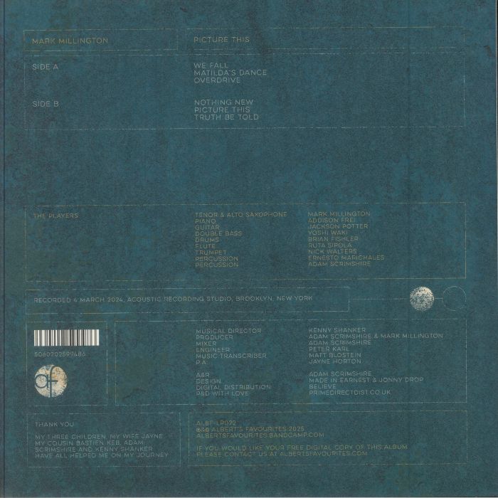 Mark MILLINGTON - Picture This Vinyl at Juno Records.