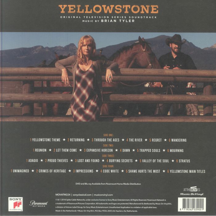 Brian TYLER - Yellowstone (Soundtrack) Vinyl at Juno Records.