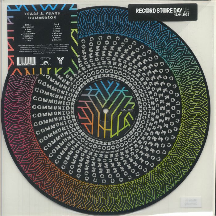YEARS & YEARS - Communion (Record Store Day RSD 2025) Vinyl at Juno ...
