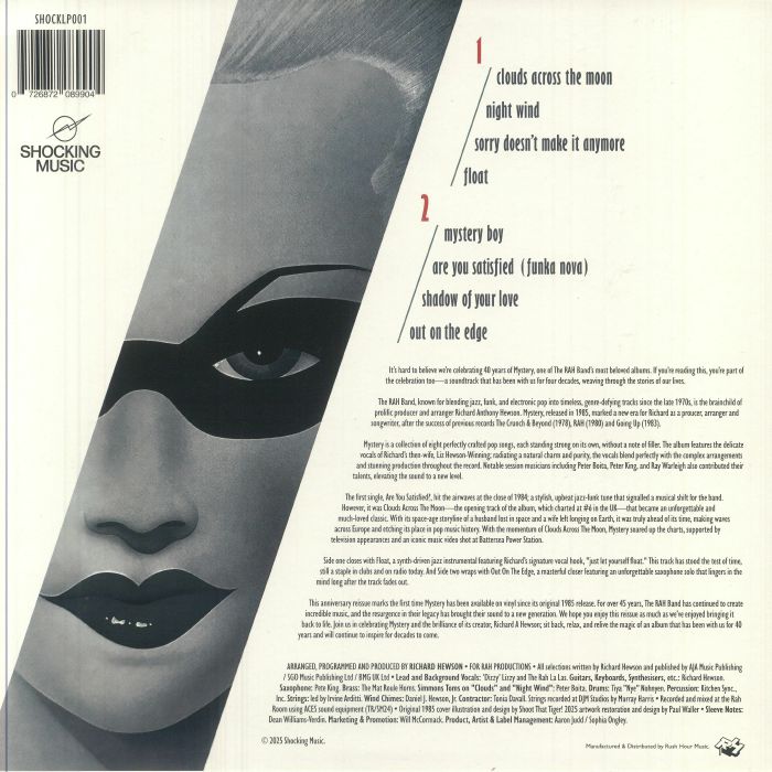 The RAH BAND - Mystery (reissue) Vinyl at Juno Records.