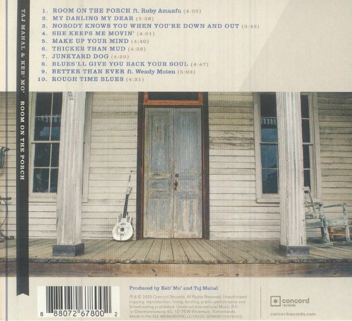 TAJ MAHAL/KEB MO - Room On The Porch CD at Juno Records.