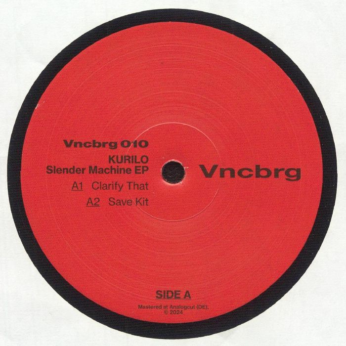 KURILO - Slender Machine EP Vinyl at Juno Records.