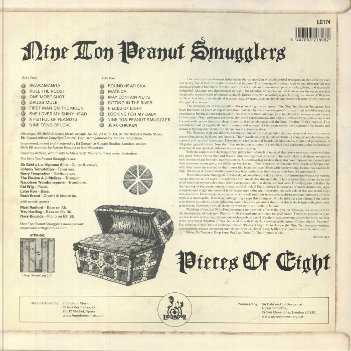 NINE TON PEANUT SMUGGLERS - Pieces Of Eight Vinyl at Juno Records.