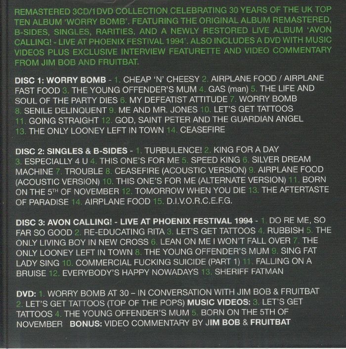 CARTER THE UNSTOPPABLE SEX MACHINE - Worry Bomb (remastered) CD at Juno ...