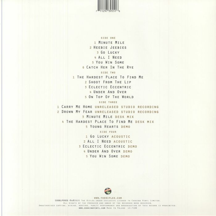 The RIFLES - None The Wiser (10th Anniversary Edition) Vinyl at Juno ...
