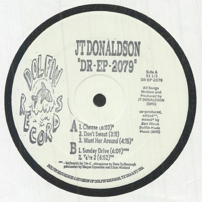 JT DONALDSON - DR-EP-2079 Vinyl at Juno Records.