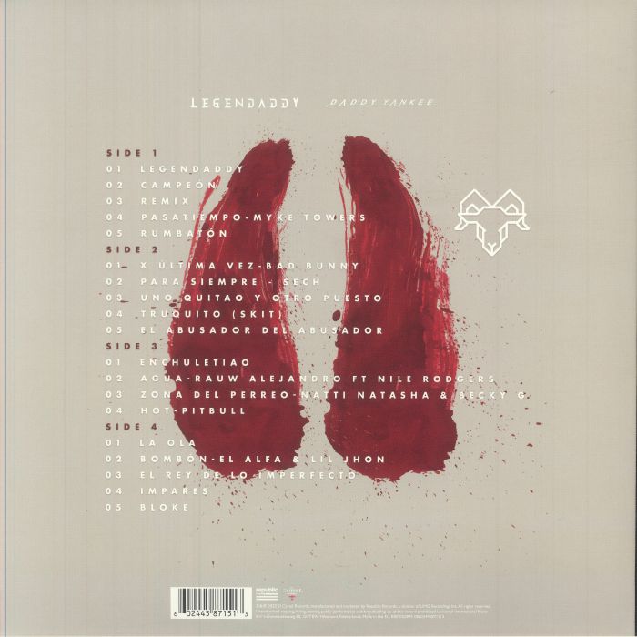 DADDY YANKEE - Legendaddy Vinyl at Juno Records.