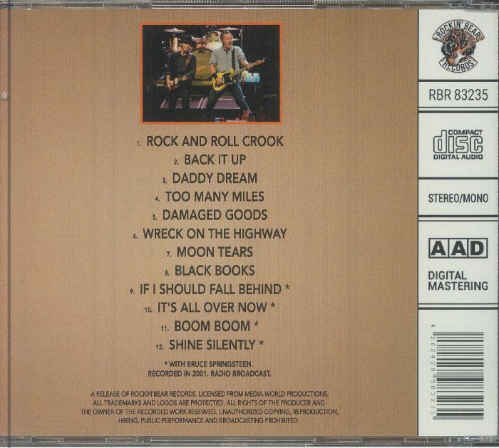 Nils LOFGREN/BRUCE SPRINGSTEEN - Live On Air CD at Juno Records.