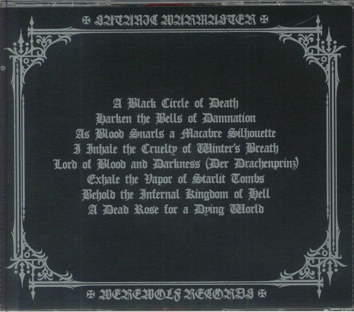 SATANIC WARMASTER - Exultation Of Cruelty CD at Juno Records.