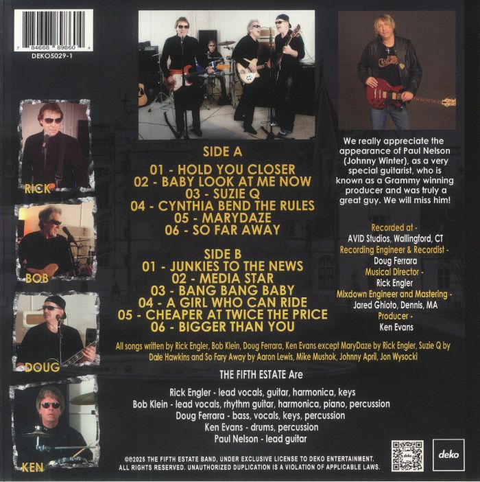 The FIFTH ESTATE BAND - Then & Now Vinyl at Juno Records.