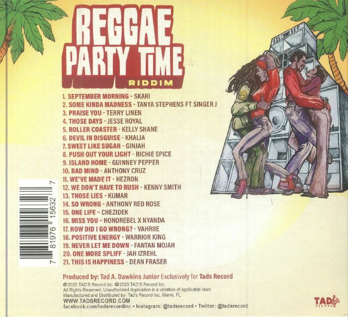 VARIOUS - Reggae Party Time Riddim CD at Juno Records.