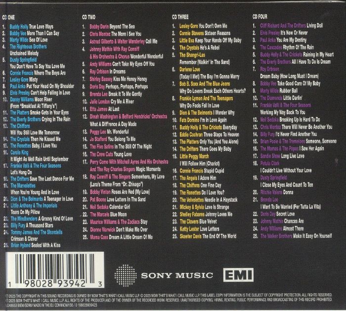 VARIOUS - NOW That's What I Call Jukebox Classics: True Love Ways CD at Juno Records.