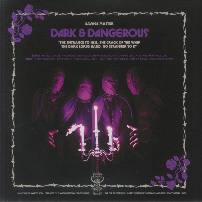 SAVAGE MASTER - Dark & Dangerous Vinyl at Juno Records.