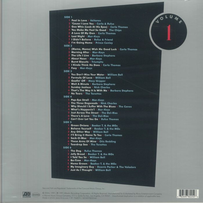 VARIOUS - The Complete Stax/Volt Singles: 1959-1968 Volume 1 Vinyl at Juno Records.