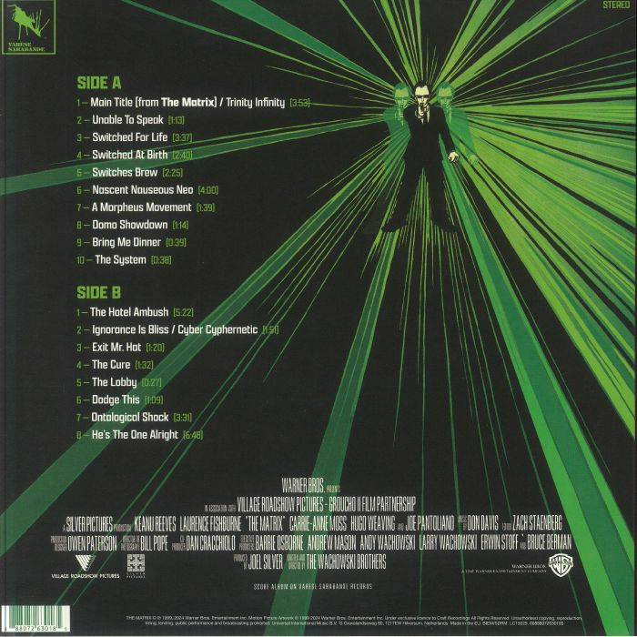 Don DAVIS - The Matrix (Soundtrack) (25th Anniversary Edition) (B-STOCK ...