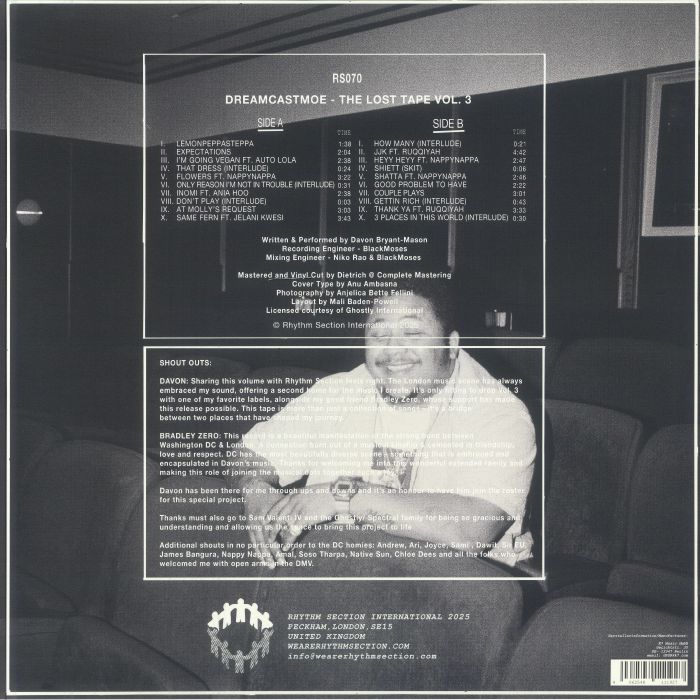 DREAMCASTMOE - The Lost Tape Vol 3 Vinyl at Juno Records.