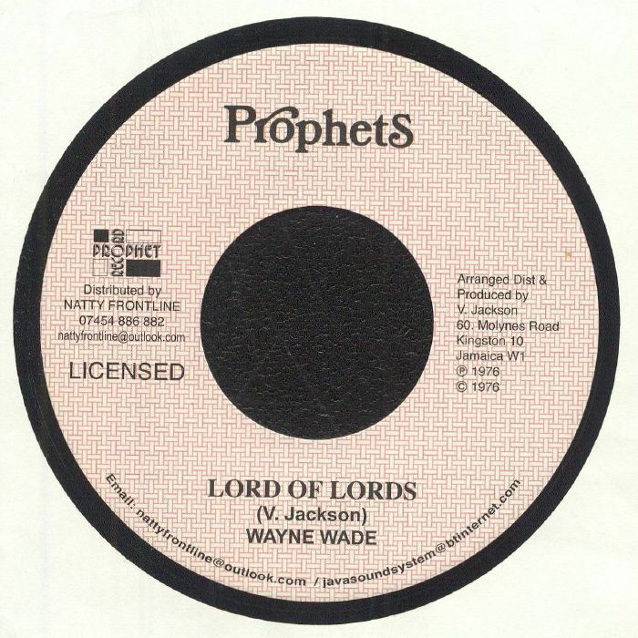 Wayne WADE - Lord Of Lords Vinyl at Juno Records.