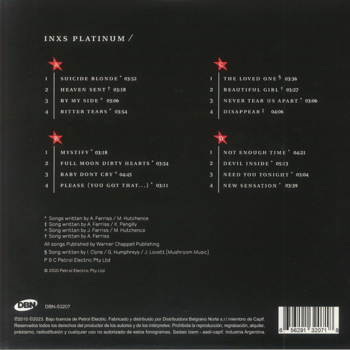 INXS - Platinum: Greatest Hits Vinyl at Juno Records.