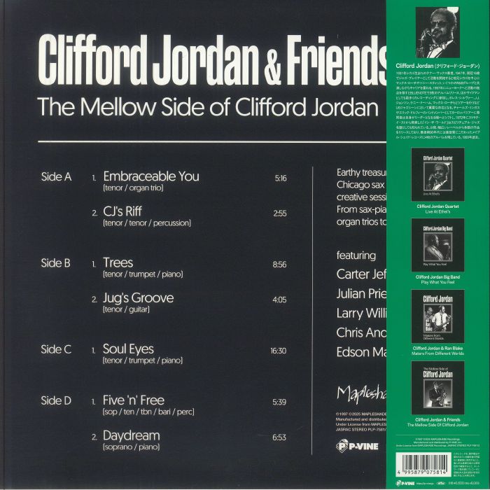 Clifford JORDAN - The Mellow Side Of Clifford Jordan (reissue) Vinyl at ...