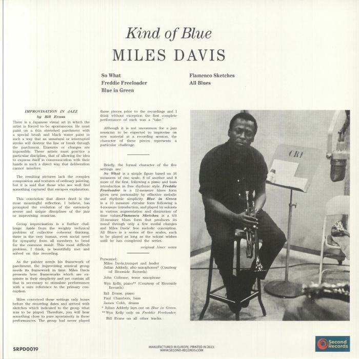 Miles DAVIS - Kind Of Blue (reissue) Vinyl at Juno Records.