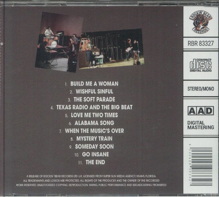 The DOORS - Rarities 1965-1970 CD at Juno Records.