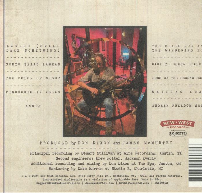 James McMURTRY - The Black Dog & The Wandering Boy CD at Juno Records.