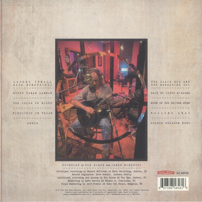 James McMURTRY - The Black Dog & The Wandering Boy Vinyl at Juno Records.
