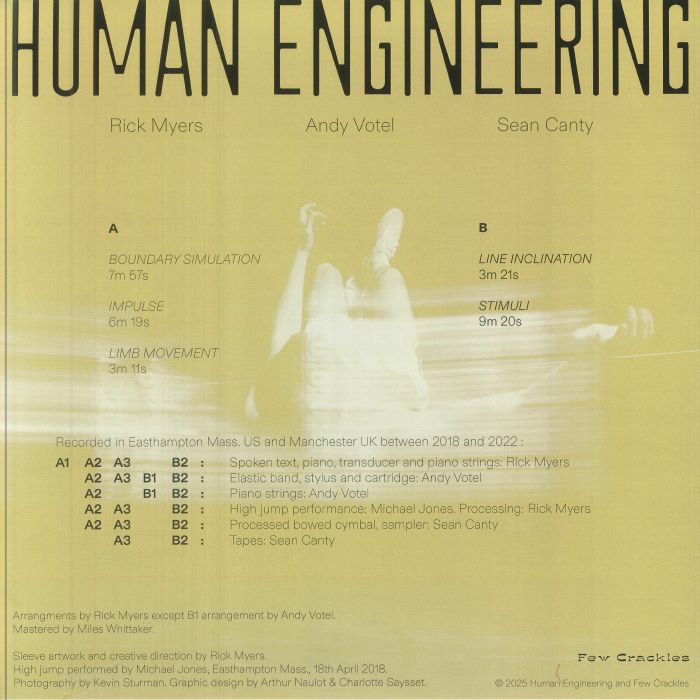 Rick MYERS/ANDY VOTEL/SEAN CANTY - Human Engineering Vinyl at Juno Records.
