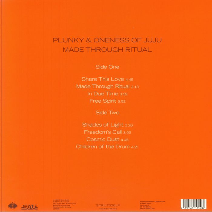 PLUNKY & ONENESS OF JUJU - Made Through Ritual Vinyl at Juno Records.