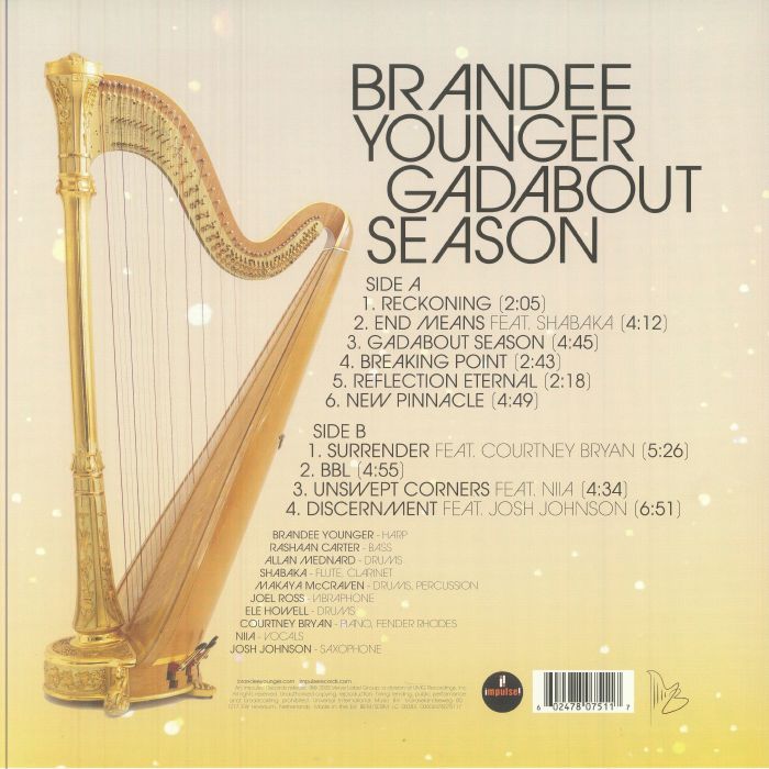 Brandee YOUNGER - Gadabout Season Vinyl at Juno Records.