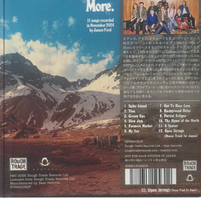 PULP - More (Japanese Deluxe Edition) CD at Juno Records.