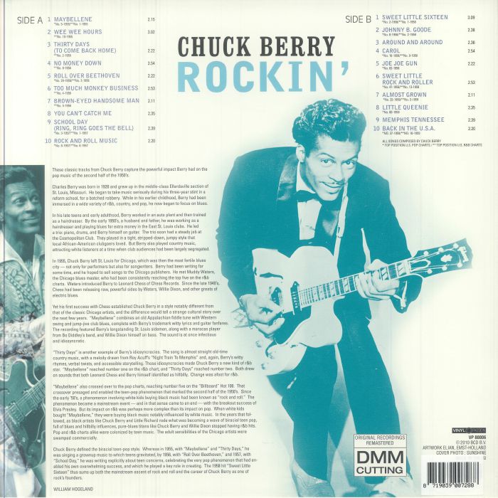 Chuck BERRY - Rockin': 20 Original Recordings (reissue) Vinyl at Juno ...
