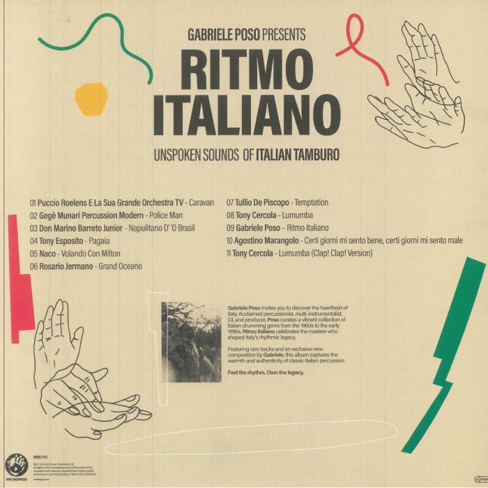 VARIOUS - Ritmo Italiano: Unspoken Sounds Of Italian Tamburo Vinyl at ...