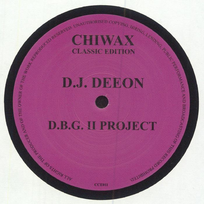 DJ DEEON - DBG II Project (reissue) Vinyl at Juno Records.