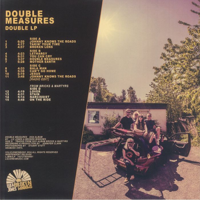 Liz JONES & BROKEN WINDOWS - Double Measures Vinyl at Juno Records.