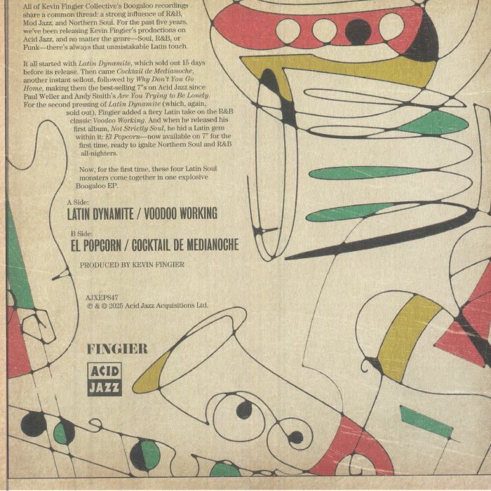 The KEVIN FINGIER COLLECTIVE - The Boogaloo EP Vinyl at Juno Records.
