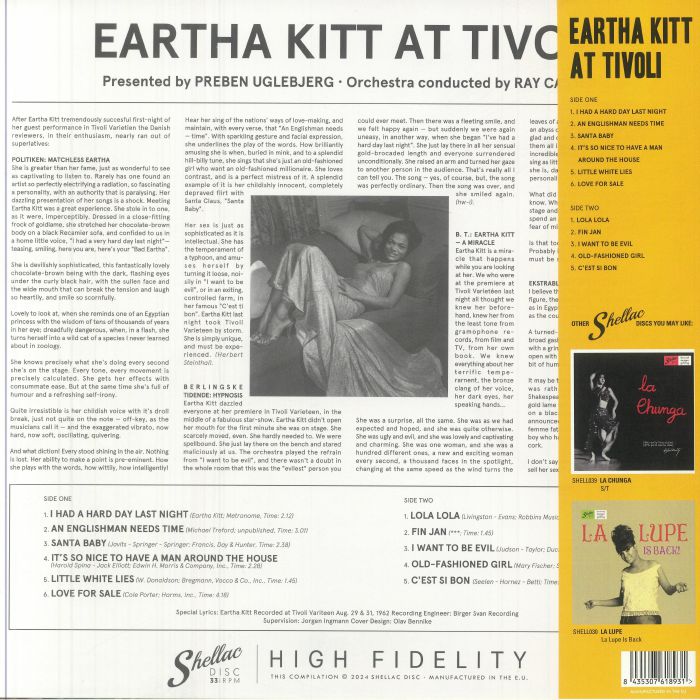 Eartha KITT - Live At The Tivoli Vinyl at Juno Records.