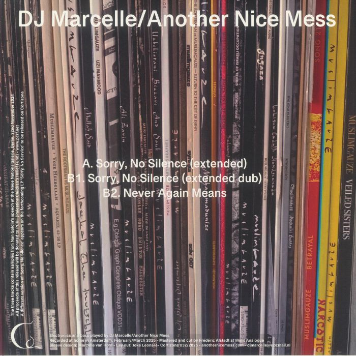 DJ MARCELLE/ANOTHER NICE MESS - Sorry No Silence Vinyl at Juno Records.