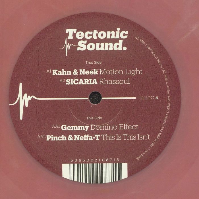 KAHN/NEEK/SICARIA/GEMMY/PINCH/NEFFA T - Tectonic Sound Part 4 Vinyl at ...