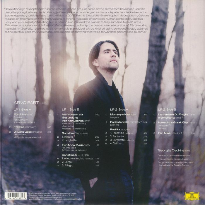Arvo PART/GEORGIJS OSOKINS - For Arvo Vinyl at Juno Records.